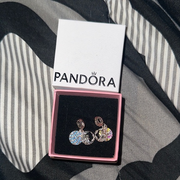 Pandora | Jewelry | Pandora Frozen Elsa Anna Charm Set | Poshmark